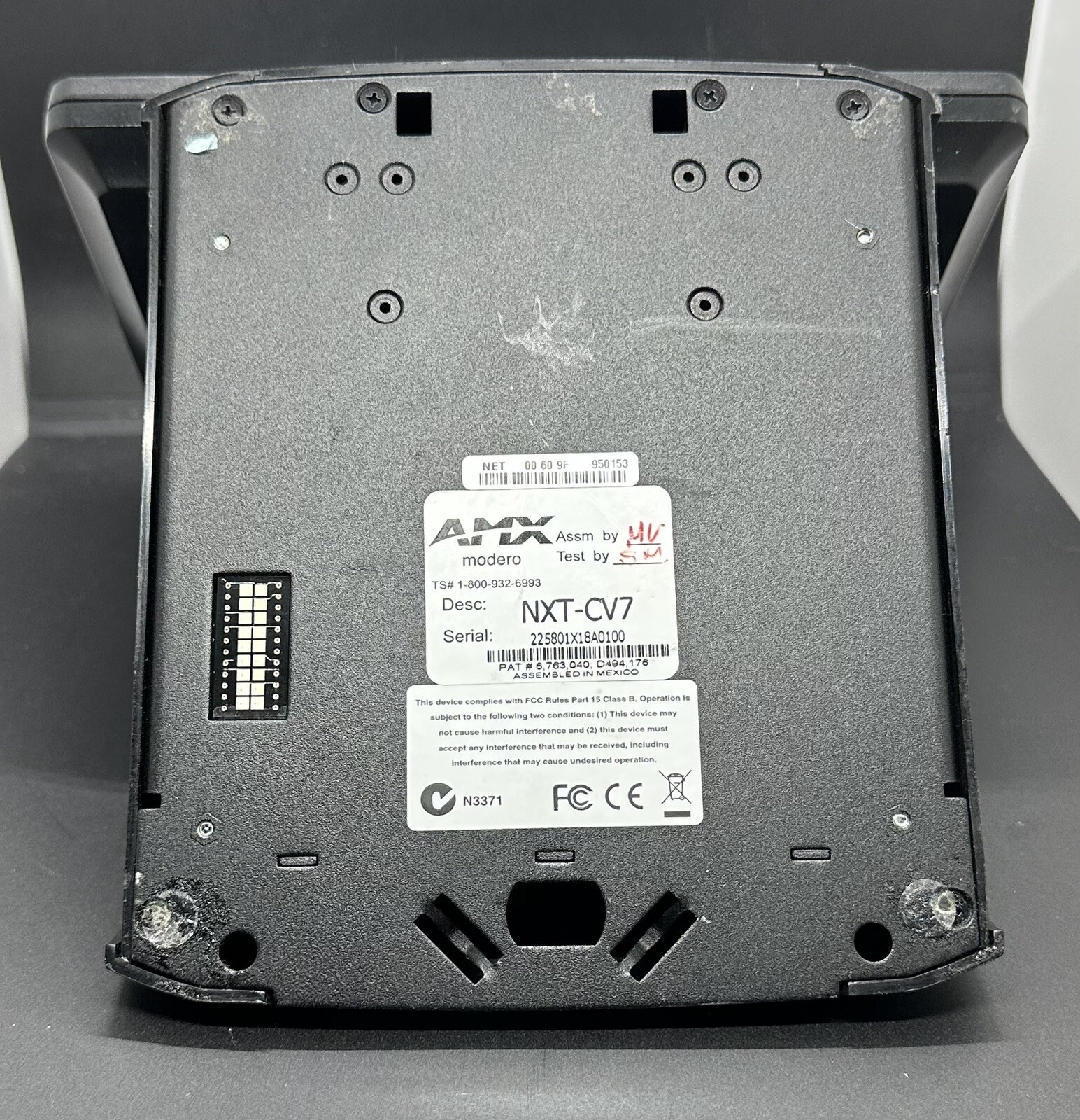 AMX 7" Modero Tabletop Touch Panel Nxt-cv7 Touchpanel Screen NXTCV7 for ...