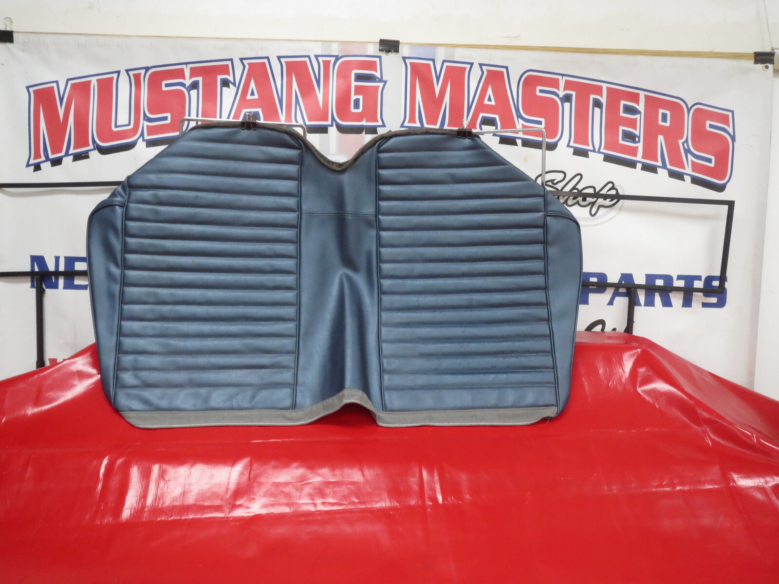 1965 Mustang Convertible Rear Seat Bottom Standard Upholstery Blue UP09 ...