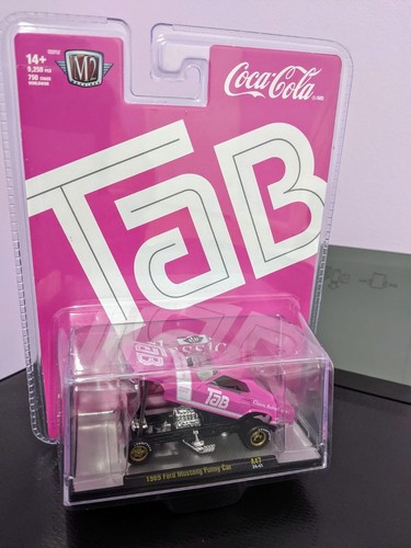 1969 Ford Mustang Funny Car Tab M2 Machines 1:64 Scale Coca-Cola FREE ...