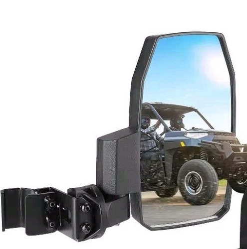 Kemimoto Upgraded UTV Rear View Side Mirror w/Pro-Fit Bar (One ...