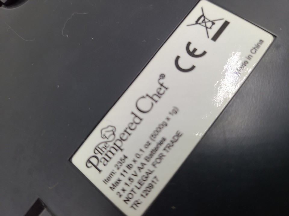 Pampered Chef Digital Kitchen Scale #2354 for parts | eBay