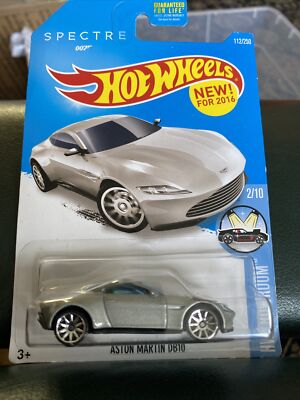 New 2016 HOT WHEELS Aston Martin DB10 Silver Gray Car HW Showroom ...