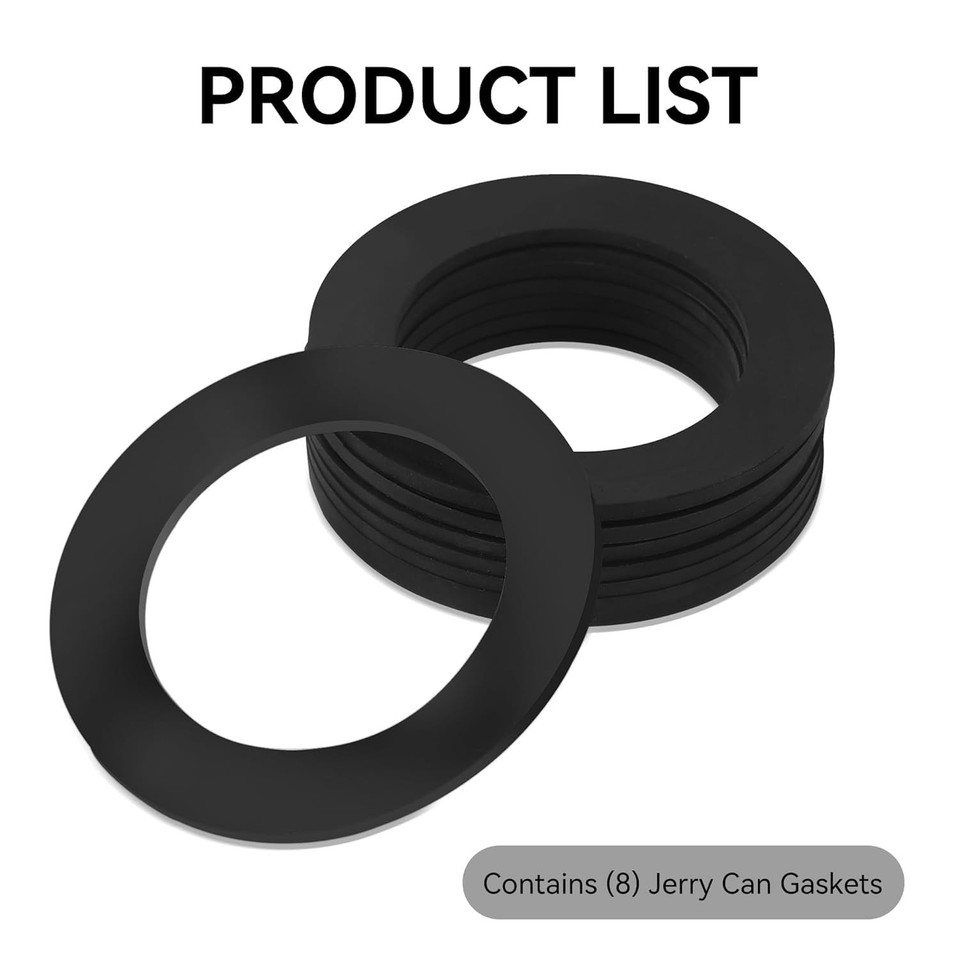 8 Pack Jerry Can Gaskets for 5 Gallon 20 Liter Scepter Jerry Cans and ...