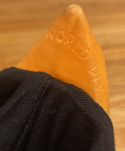 Vintage Fun World Div. Scream Ghost Face Mask Orange HTF Halloween | eBay