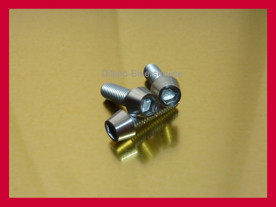 Conical stainless steel screws motor front cover for BMW R1200 GS RT ST ...