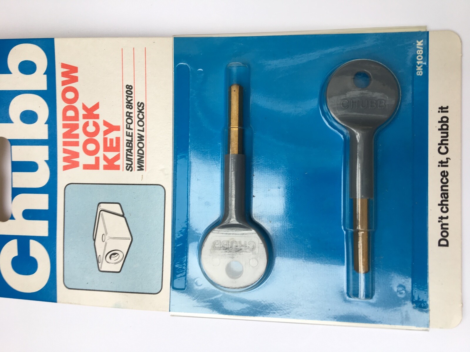 CHUBB WINDOW LOCK KEYS FOR 8K108 PK. OF 2 | eBay UK