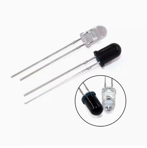 F3 Bead Infrared Diode Infrared Emitter Tube Connected to 940nm LED ...