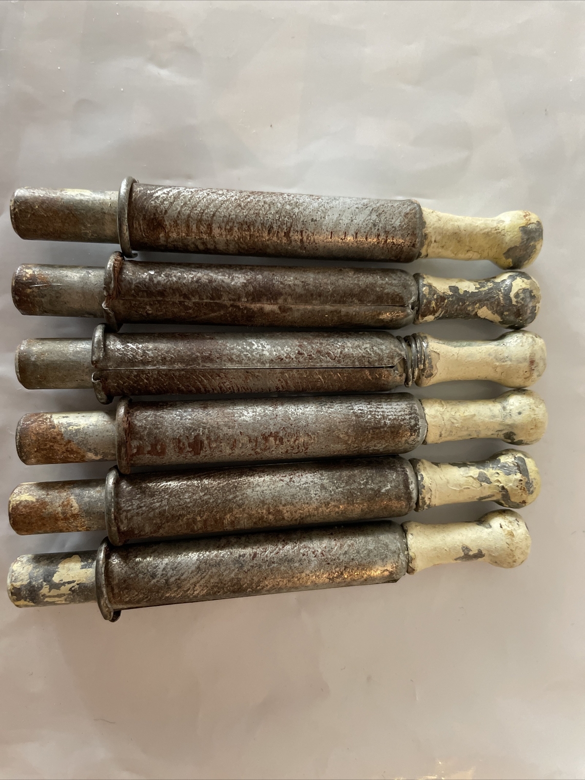 6- Vtg Cannon Ball Top Finial Door spring hinge Pins 3 1/8'' | eBay