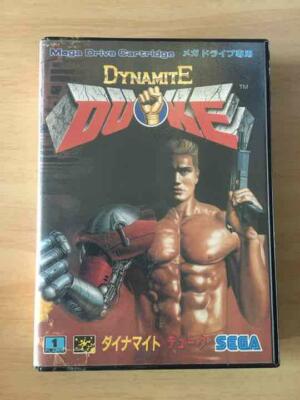 Dynamite Duke Mega Drive MD Genesis Used Japan Boxed Tested Gun Action ...
