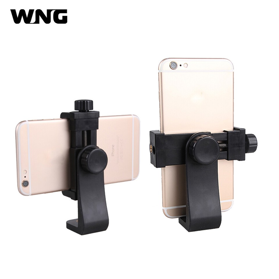 Smartphone Tripod Mount Adapter Phone Clipper Holder Vertical ...