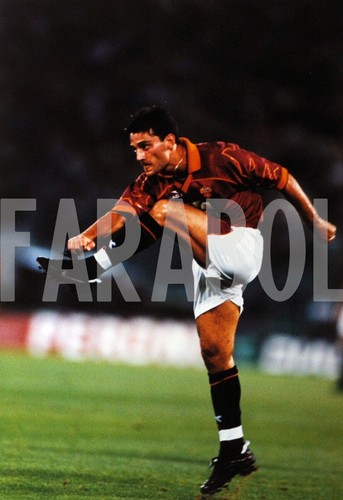 Photo de presse vintage Football, Roma, Vincenzo Montella, Années Deux ...