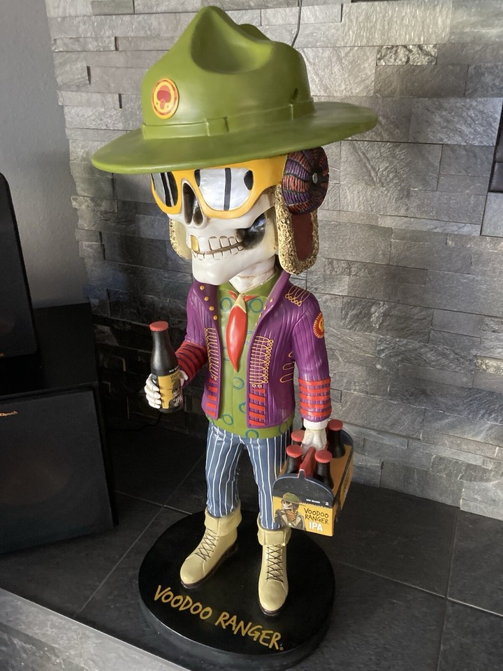 🔥Rare 38” Voodoo Ranger Bobblehead Beer Statue Display New Belgium ...