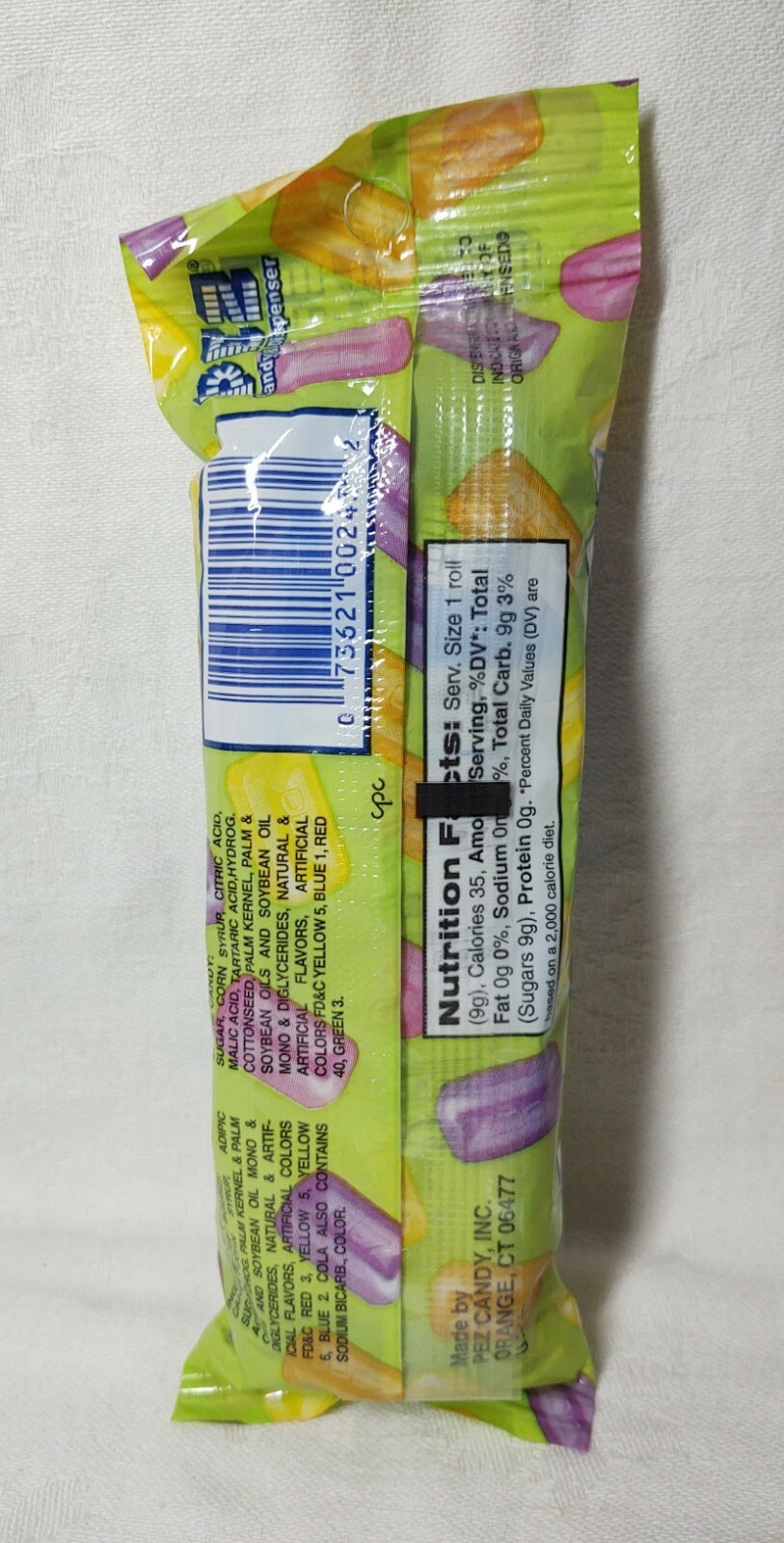 PEZ White Easter Bunny Trix Rabbit Blue Footed Dispenser Lemon Orange ...