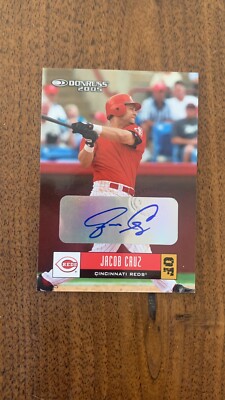 2005 Donruss Auto 304 Jacob Cruz Cincinnati Reds Autograph | eBay