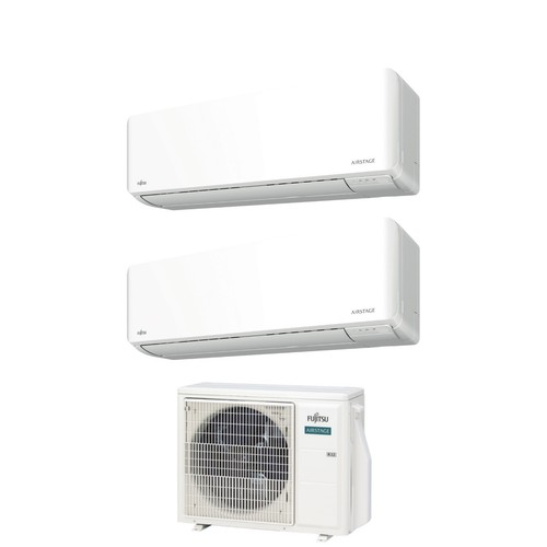 Condizionatore Fujitsu Dual Split Inverter Serie Km Airstage 7+14 ...