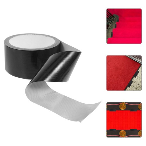 2 Rolls Floor Mat Tape for Fabric Multifunctional Adhesive Heavy Duty ...