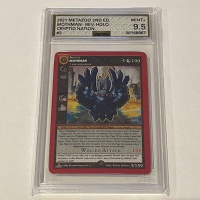Mothman Cryptid Nation 2nd Edition 3/159 - AGS 9.5 - Reverse Holo ...