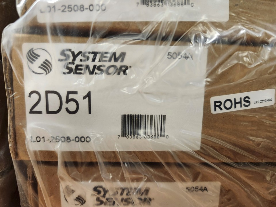 System Sensor #2D51. Duct Smoke Detector Head, Conventional, Photo. | eBay