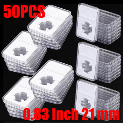50PCS Coin Slab Display Holder Storage 21mm for NGC PCGS Grade ...