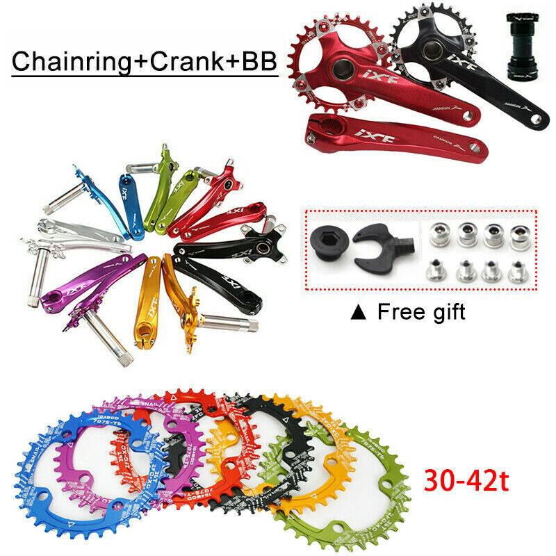 30-42T 104bcd MTB Bike Crankset 170mm Crank Arm Bottom Bracket ...