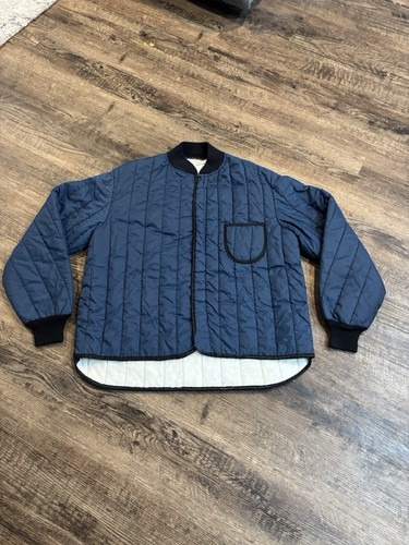 Vtg Quilted Jacket USA-Made Mens Sz Large Bonded Dacron HoloFill 808 ...