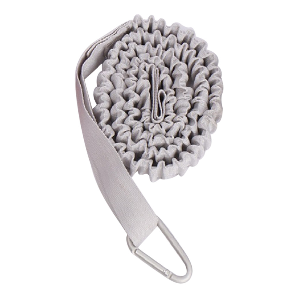 Elastic Paddle Leash with Hook Fishing Rod Pole Coiled Lanyard (Grey ...