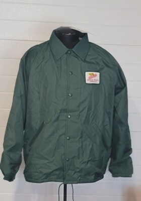 Vintage OLD STOCK DEKALB PFIZER SEED CORN JACKET LARGE Birdie brand w ...