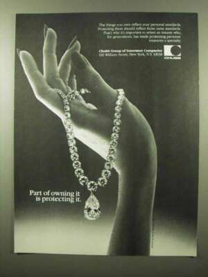 1982 Chubb Insurance Ad - Part of Owning is Protecting | eBay