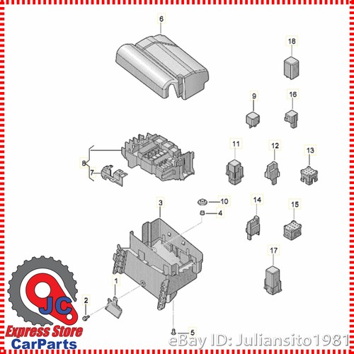 5C0937629B VOLKSWAGEN GENUINE NEW OEM JETTA MAIN MULTI FUSE | eBay