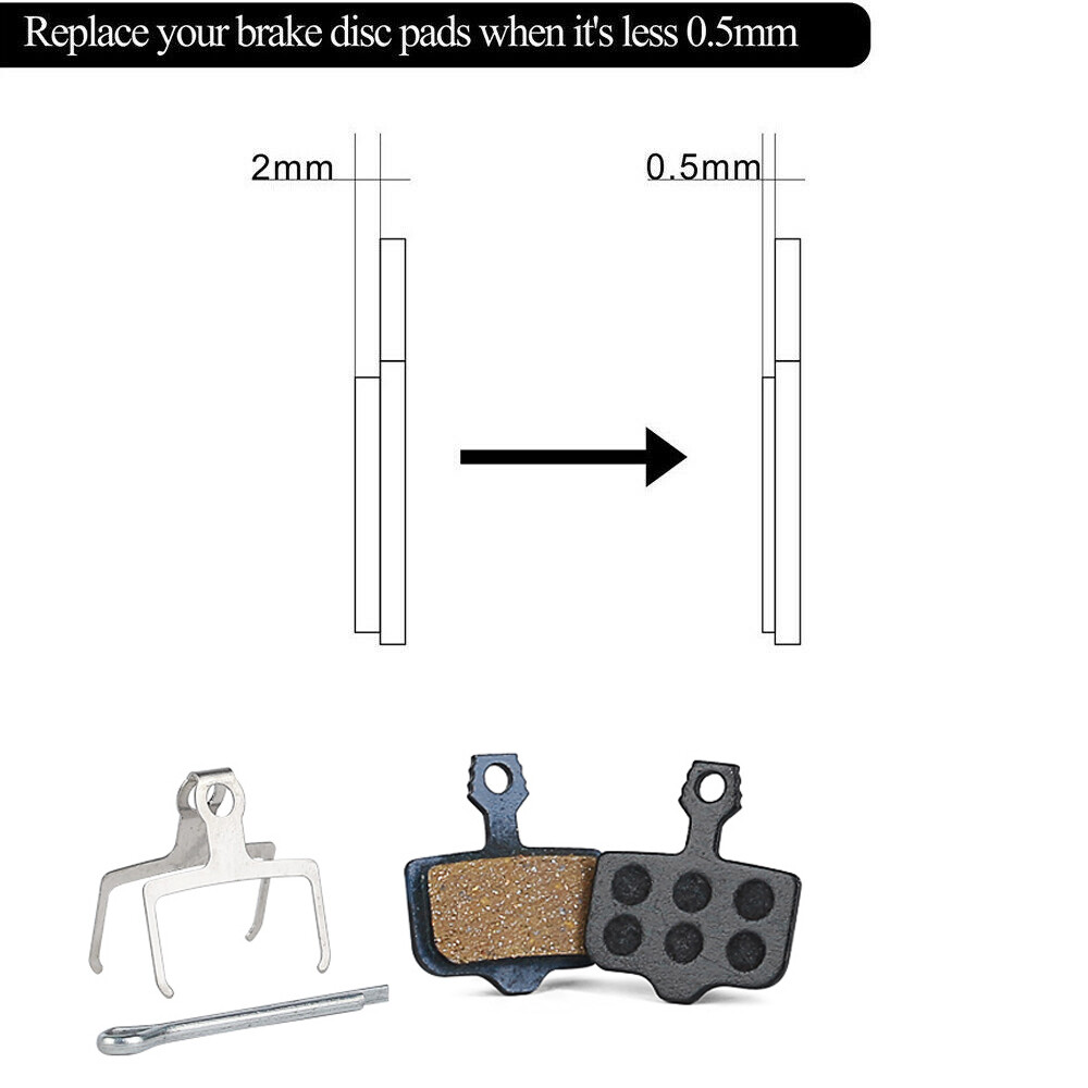 Semi Metal Resin Disc Brake Pads for Avid Elixir CR R E 1 - 3 - 5 - 7 ...