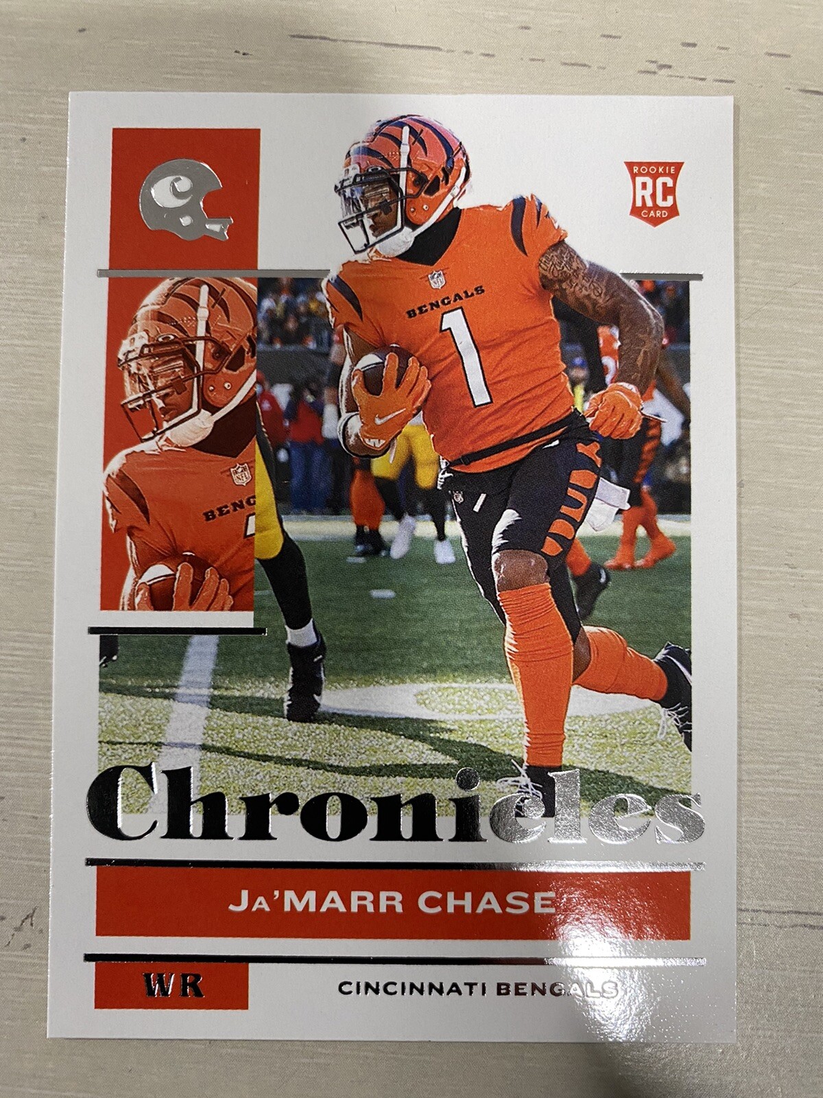🔥2021 Panini Chronicles Jamarr Chase Rookie Card RC #17 Cincinnati ...