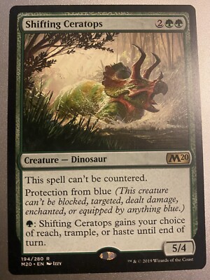 MTG Shifting Ceratops Core Set 2020 194/280 Regular Rare | eBay