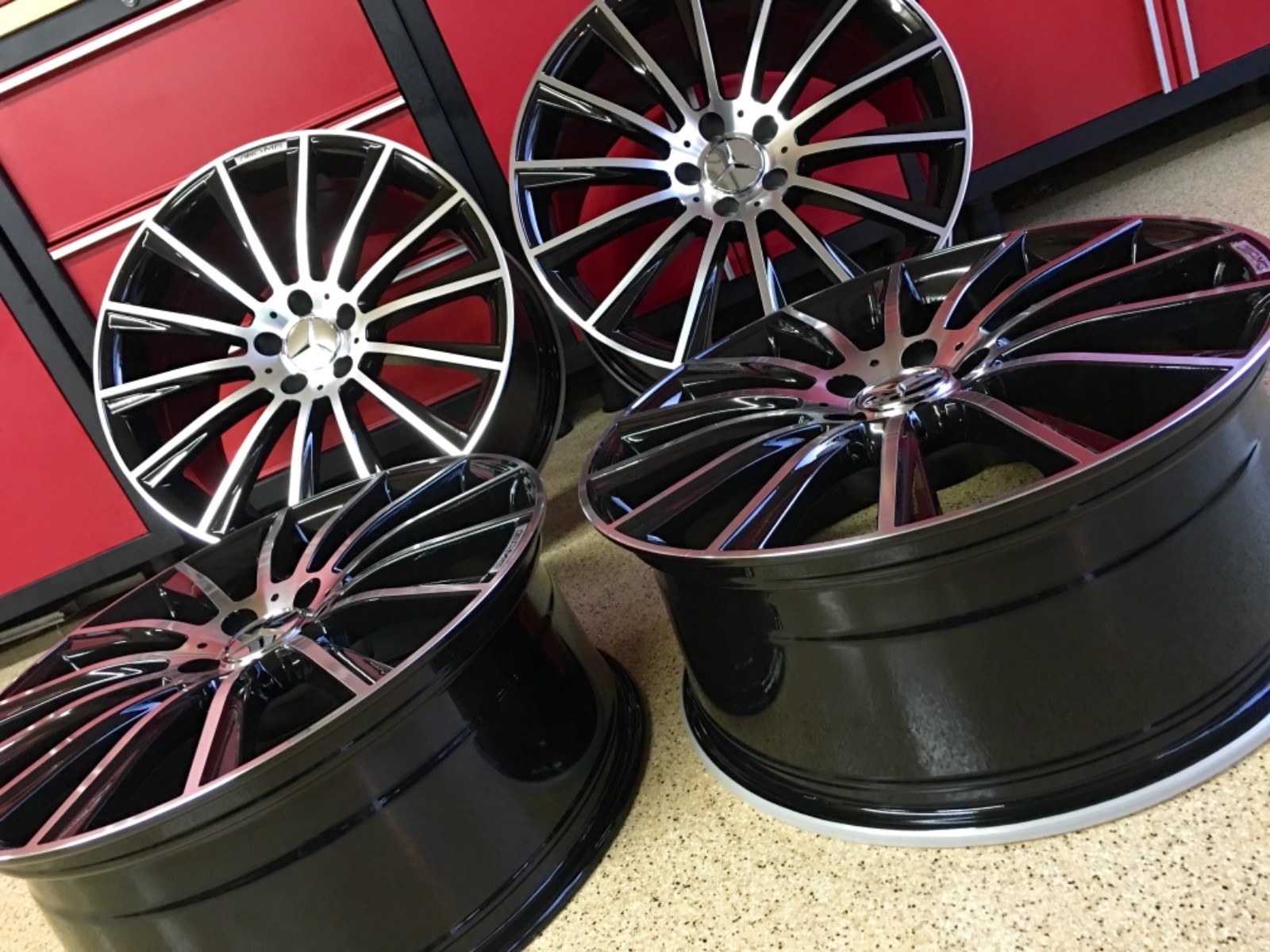 MERCEDES 2019 20 INCH S63 BLACK EDT RIMS WHEELS FITS S550 S450 S400 ...