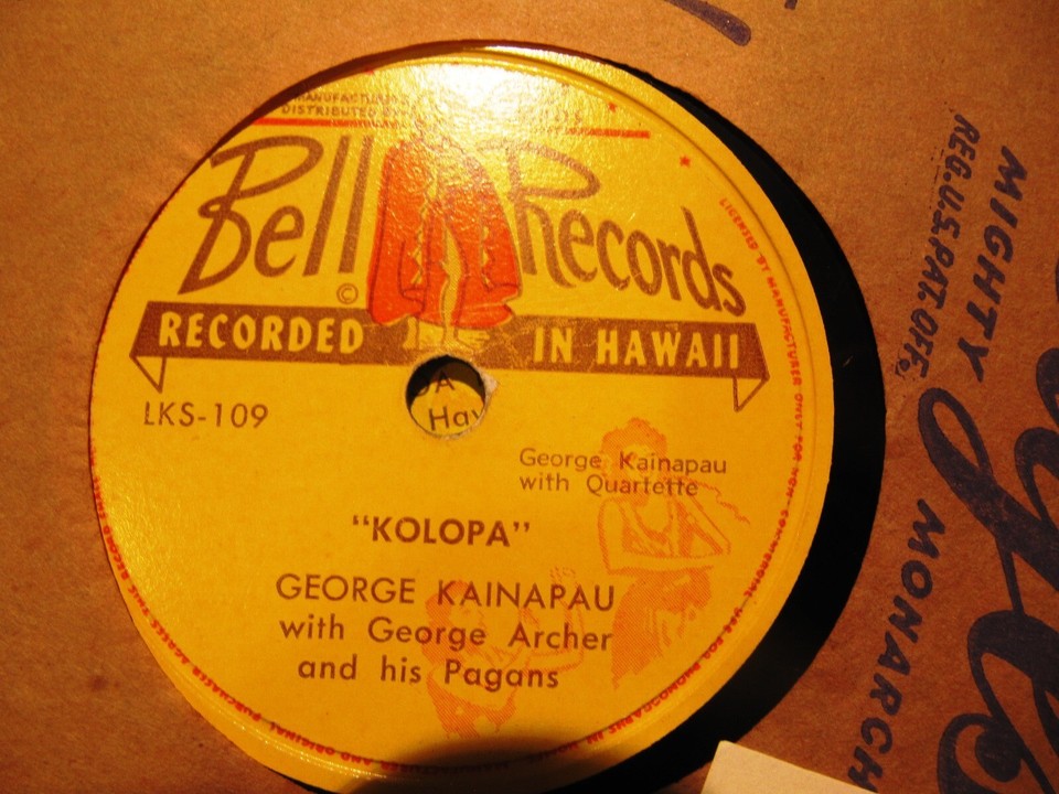 1945 GEORGE KAINAPAU Archer Pagans HAWAIIAN Kolopa/ Ke Kali Bell ...
