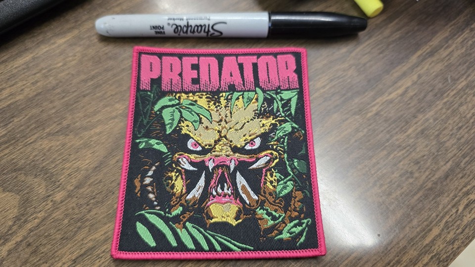 Predator WOVEN PATCH [Action Figure McFarlane Comic BluRay Mask Poster ...