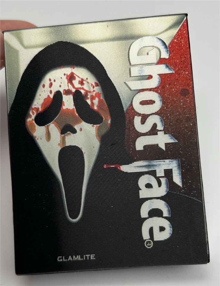 NWOB Glamlite x Ghost Face Horror Powder Blush 8g / 0.28oz ~ Ships With ...