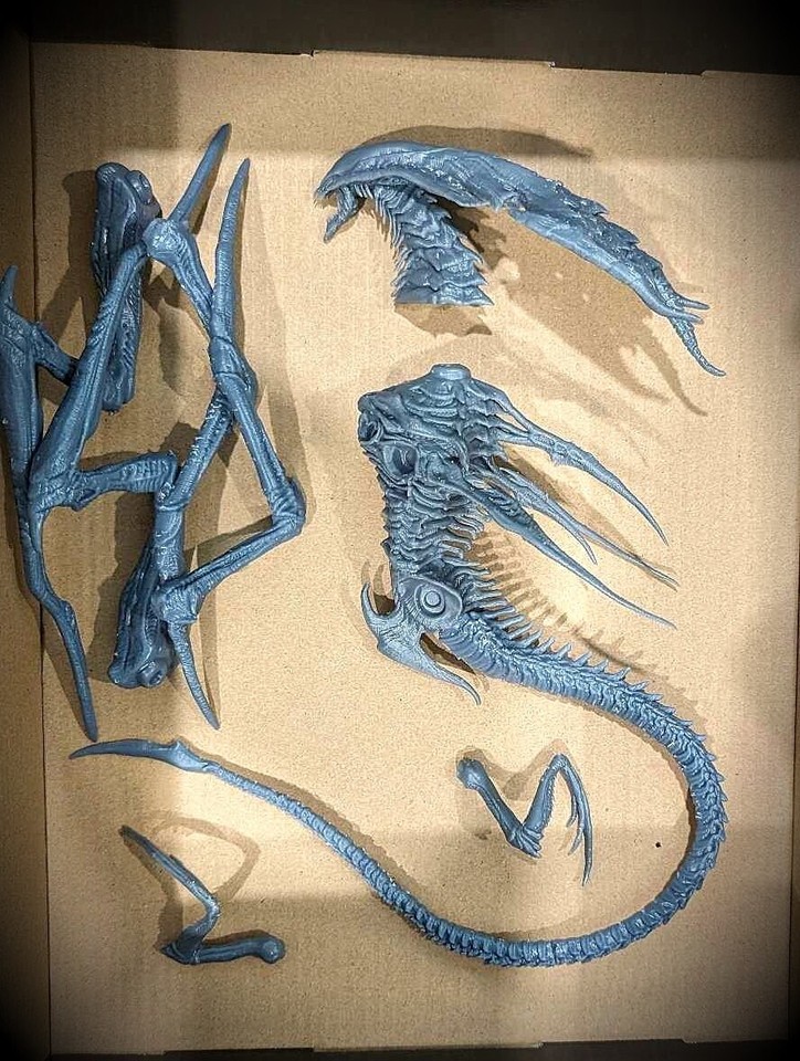 Alien Avp Xenomorph Resin Model Kit Statue XenoArachnid Queen Limited ...