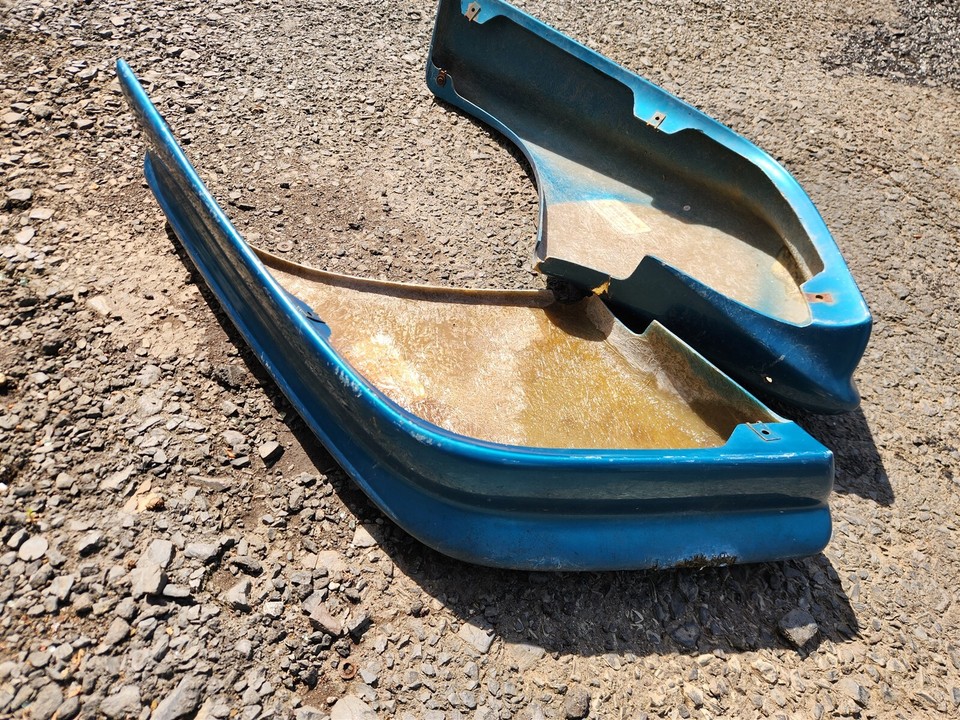 91-96 Corvette C4 GREENWOOD Front Ground Effect Splitter Set USED SIDES ...