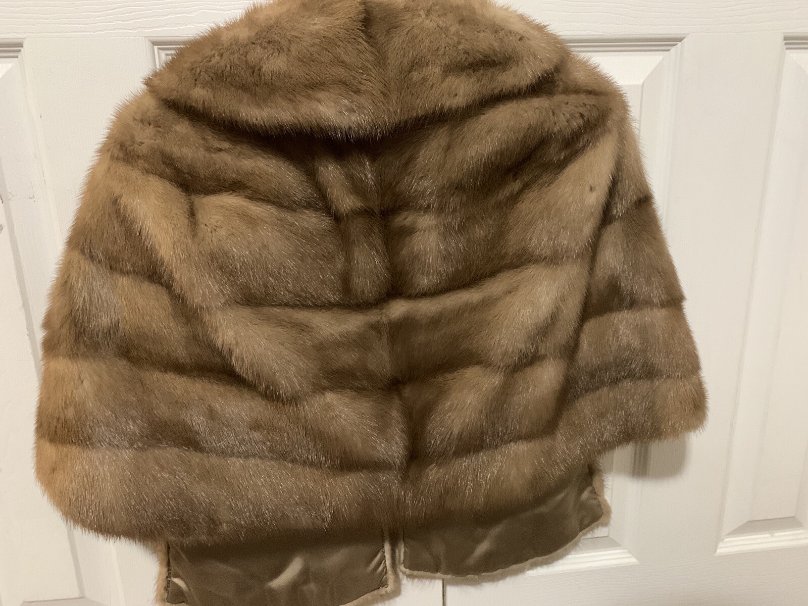 Vintage Kessler Monogramed Real Opossum Fur OverCoat … - Gem