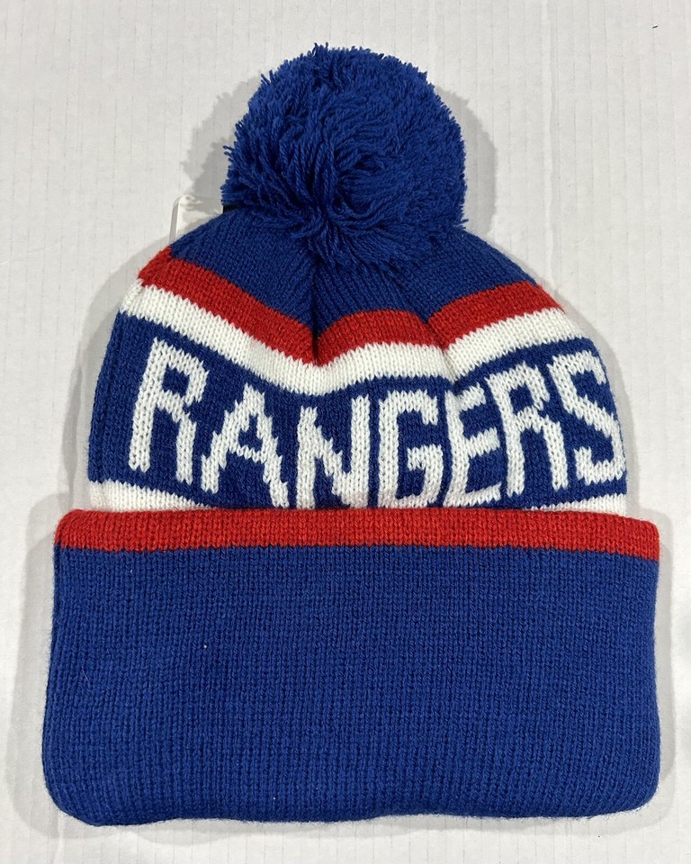 New York Rangers Beanie Pom Hat Authentic NHL Officially Licensed Fan ...