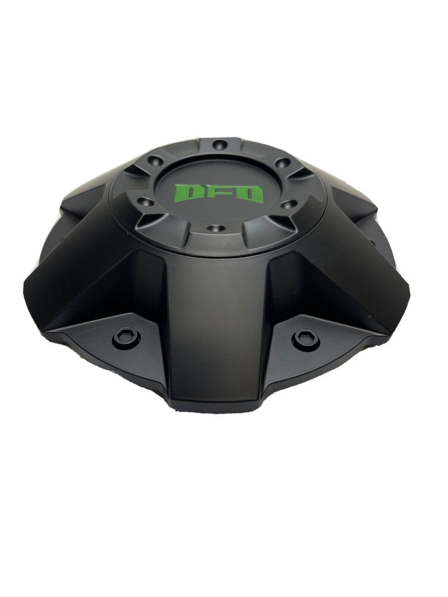 Matte Black Wheels Green