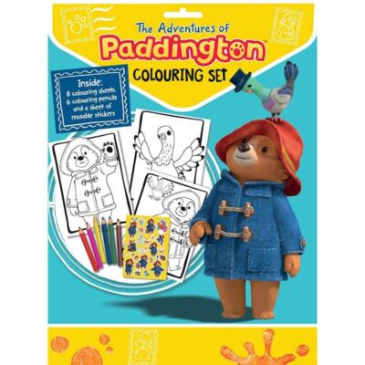 Colouring Stickers Kids Crayon Set Travel Activity Paddington | eBay UK
