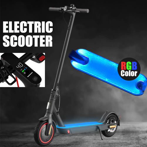 900W 40KM/H Electric Scooter Portable RGB Light Adult Foldable Travel e ...