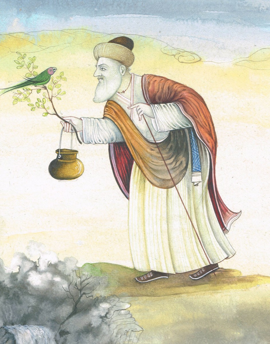 Persian Miniature Bird Persian School | Persian Miniature Of A Bird