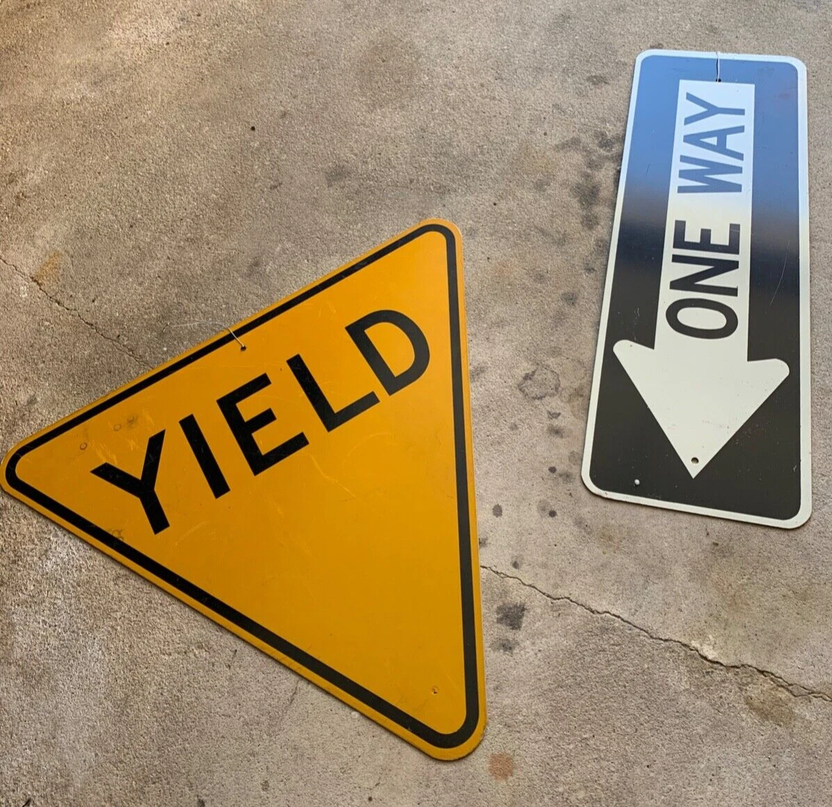 Vintage Metal Street Signs