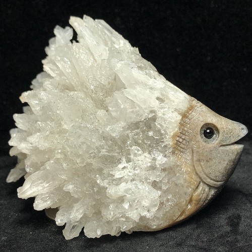 Natural Crystal Cluster Quartz Mineral Specimens Hand-carved Tropical ...