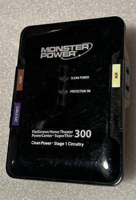MONSTER POWER 300 FlatScreen Home Theater CLEAN Power Center ...