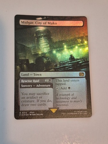 Foil Midgar, City of Mako NM Final Fantasy Reactor Raid MTG Rare 313 NM x1 | eBay