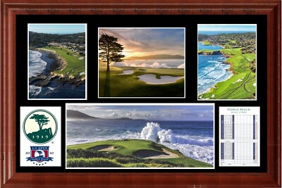 Pebble Beach US Open Golf Course Framed 20 x 30 Photo Art Collage | eBay
