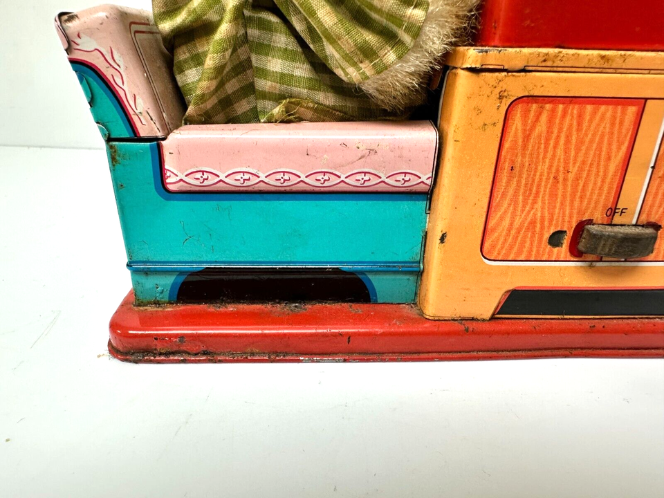 Vintage Tin Battery-Op Bear the Busy Secretary Toy, Modern Toys, Japan ...